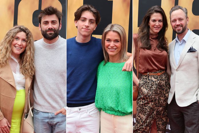 IN BEELD. Maureen Vanherberghen voor het eerst met babybuik op de rode ...