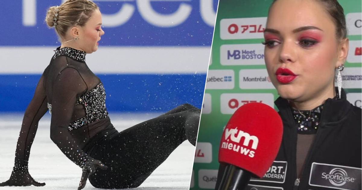 Loena Hendrickx valt in vrije kür en grijpt naast WK-medaille: “Tranen ...