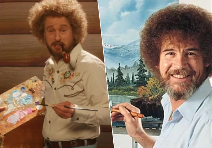 Owen Wilson lijkt wel héél erg op schilder Bob Ross in trailer van ...