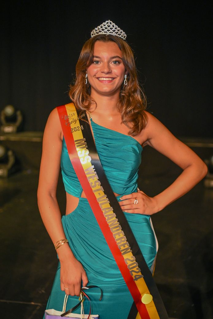 Juliette Popeye verkozen tot Miss West-Vlaanderen 2024 | De Panne | hln.be