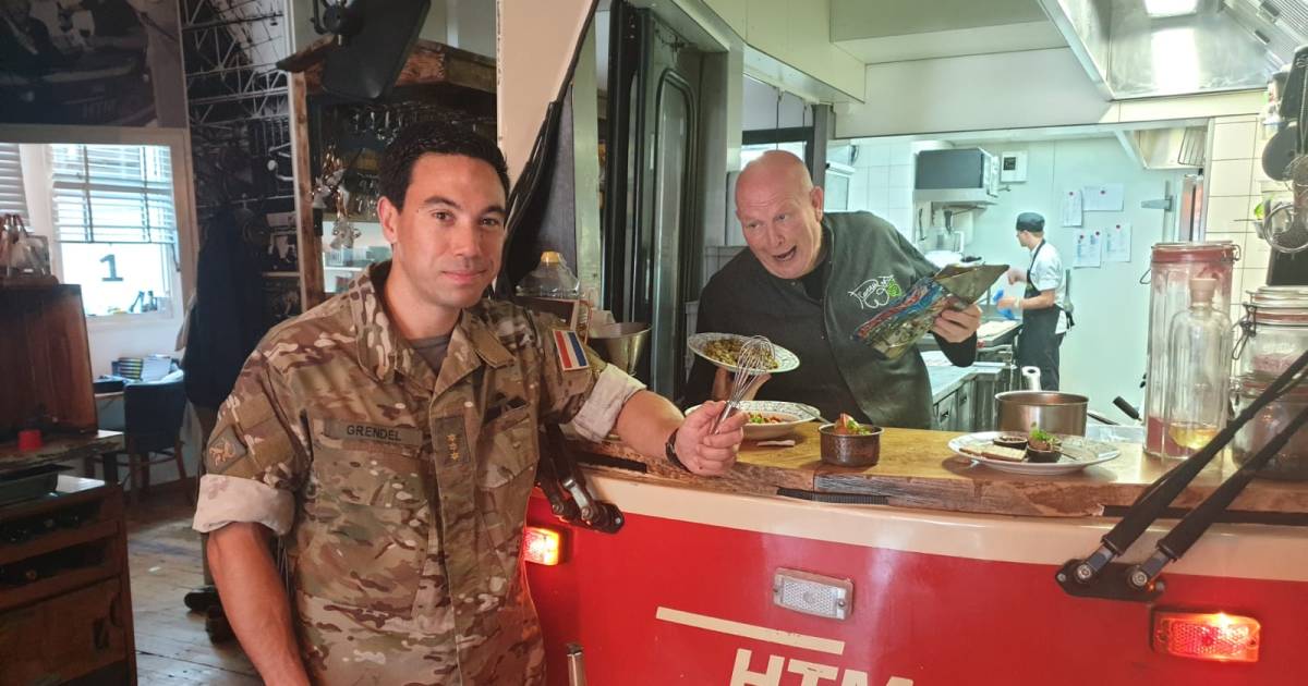 Chef-kok Pierre Wind proeft soldatenkost: ‘Ik dacht dat militairen op ...