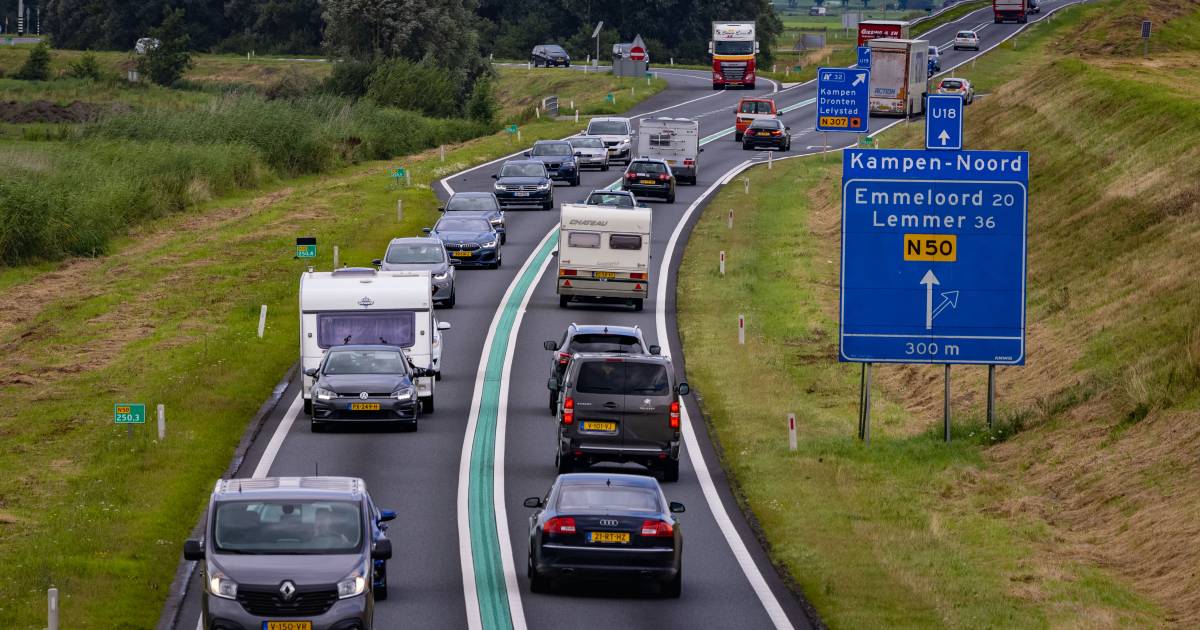 Maximumsnelheid gaat begin september omlaag op ‘dodenweg’ N50 bij Kampen | Kampen | destentor.nl
