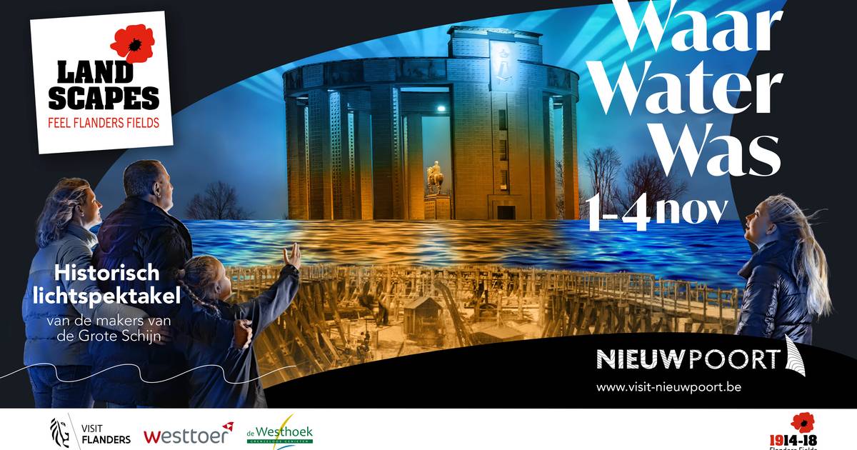Stormloop op tickets voor historisch lichtspektakel Waar Water Was: “We bouwen speciaal twee ...