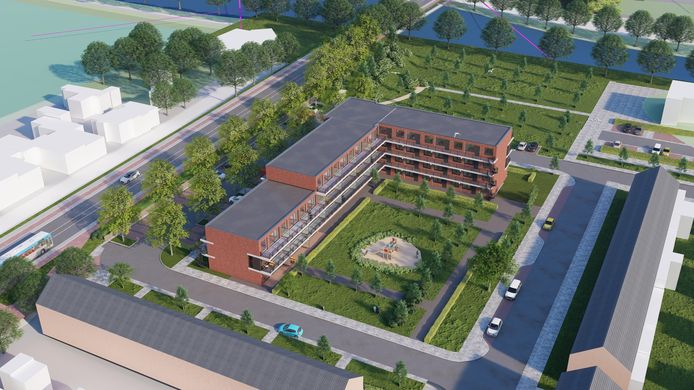 Complex aan Lindberghplein in Helmond maakt plaats voor nieuwe woningen ...