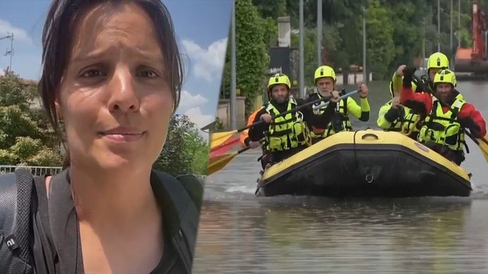 Onze reporter op pad met de hulpdiensten in de getroffen gebieden in ...