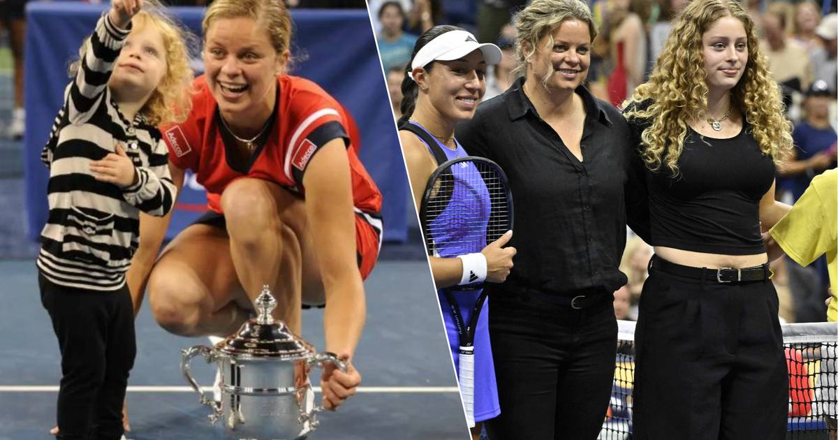 Vijftien jaar na iconische foto’s: Kim Clijsters en dochter Jada Lynch ...