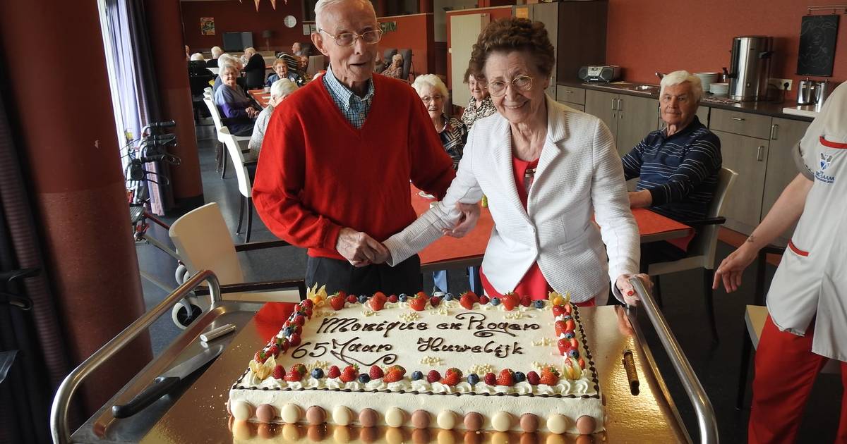 Eindelijk weer wat feest in rusthuis Zomergem: Roger en Monique vieren ...