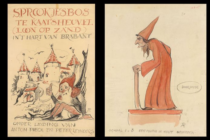 Eerste tentoonstelling over de Efteling: de reus van de Fata Morgana, Python Pietje en de ...