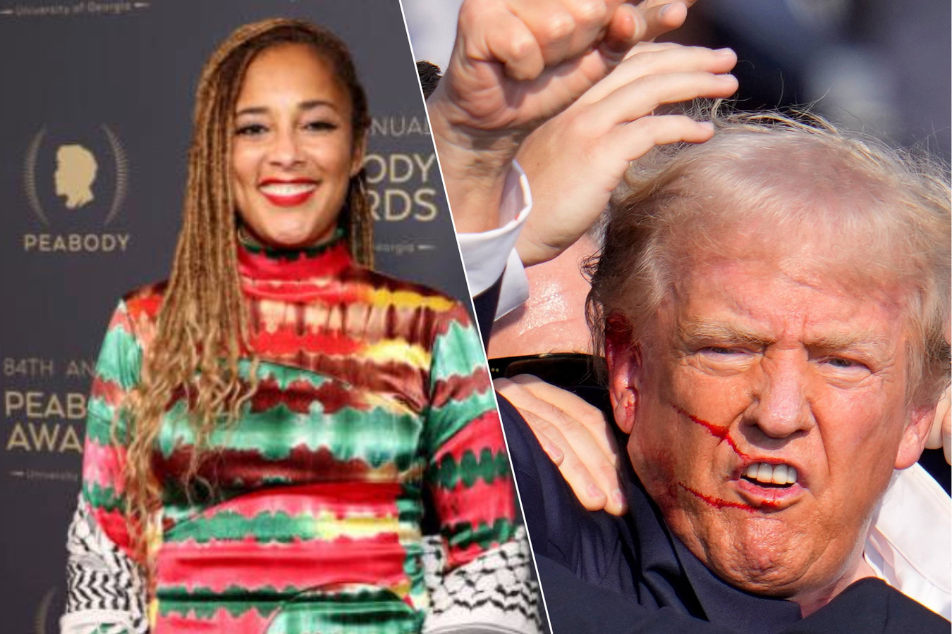 Actrice beweert dat aanslag op Donald Trump in scène werd gezet: “Waar ...