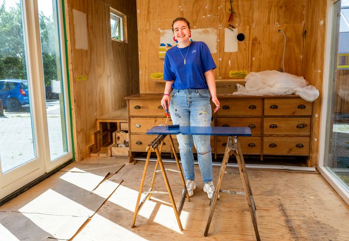 Na twee jaar bouwen heeft Maritte (24) nog steeds geen plek voor haar ...