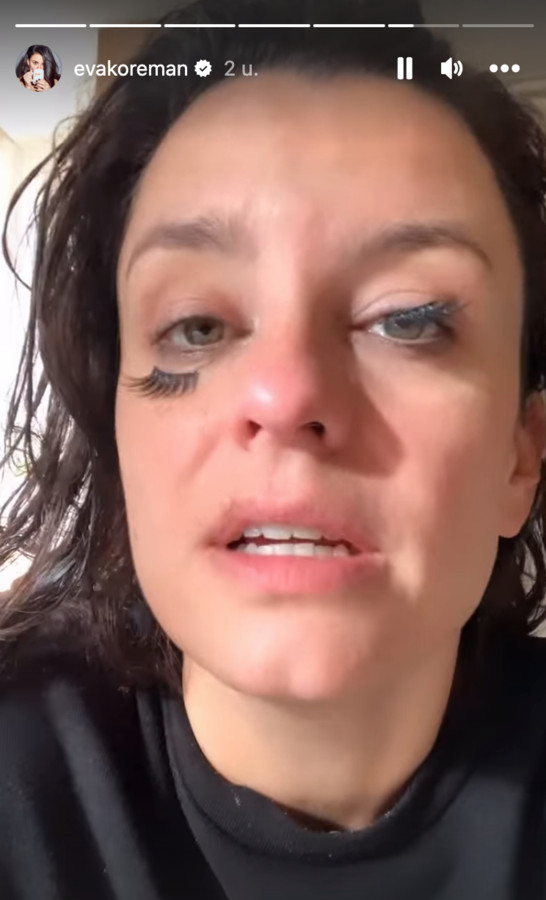 Eva heeft een wild feestje achter de rug en waar zijn de paalhakken van ...