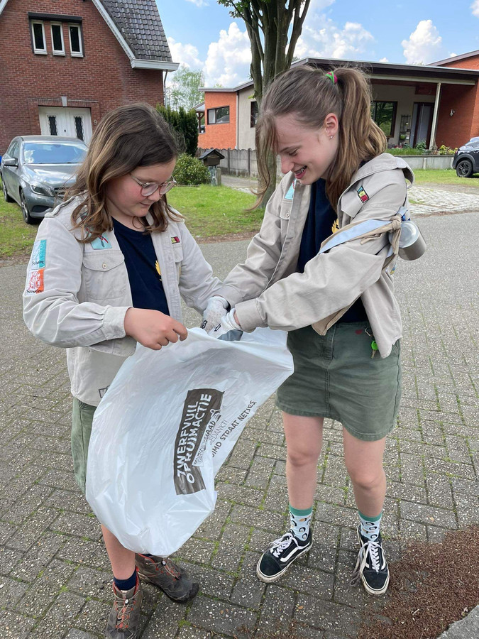 Jeugdverenigingen verzamelden het hele weekend zwerfvuil in Grobbendonk ...