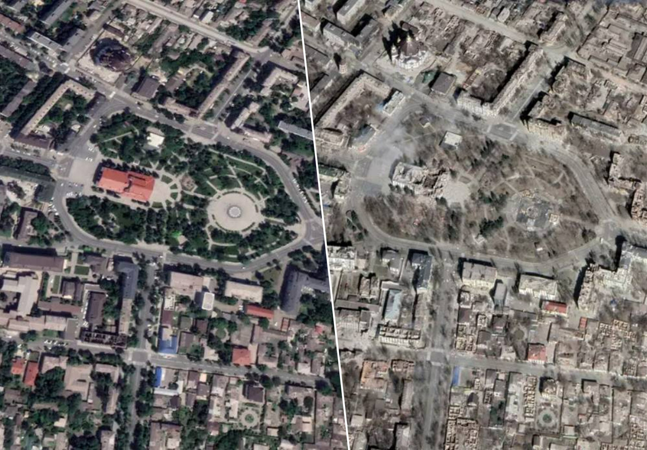 Marioupol avant et après l’invasion russe: de nouvelles images ...