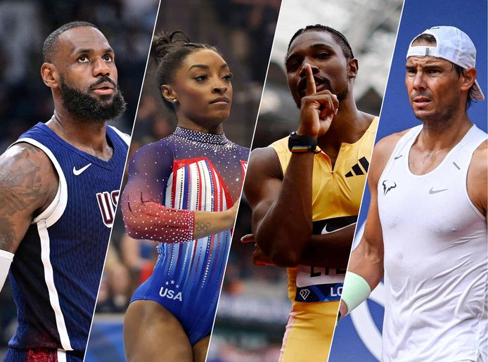 De supersterren van deze Olympische Spelen: LeBron, Nadal, Biles en ...