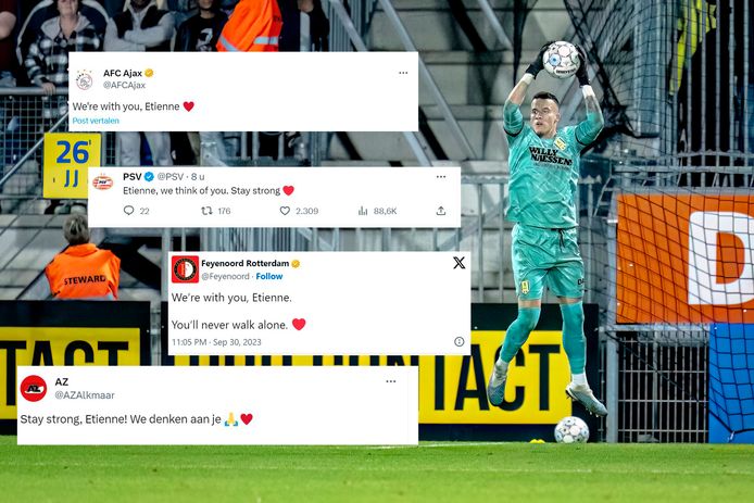 Clubs leven massaal mee met RKC-keeper Etienne Vaessen | Nederlands ...