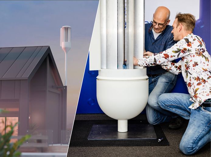 Nederlandse uitvinders lanceren windmolen aan huis