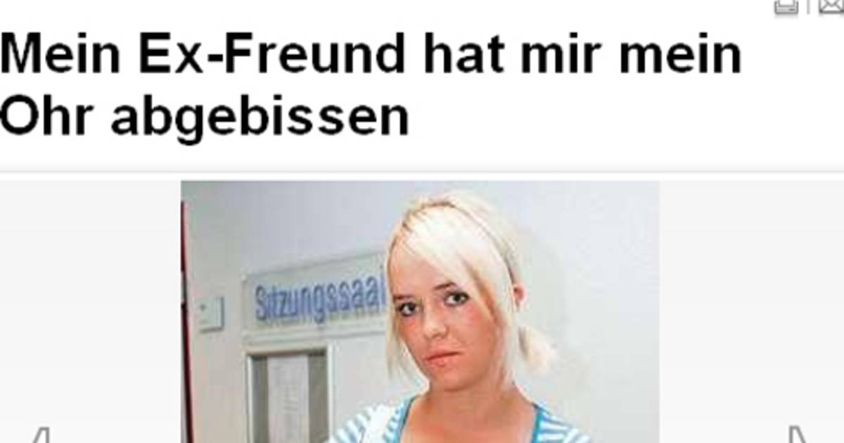 Boze Duitser bijt oor af van knappe ex-vriendin | Bizar | hln.be