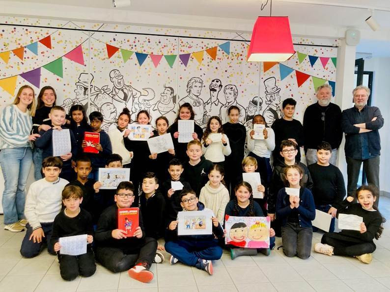 Klas uit Deurne wint wedstrijd en beleeft bijzonder bezoek in het Suske ... Klas uit Deurne wint wedstrijd en beleeft bijzonder bezoek in het Suske ...