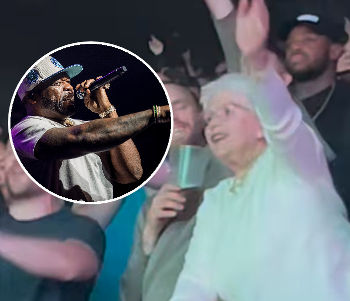 Britse hiphopfan (64) gaat internet over met moves bij concert 50 Cent ...