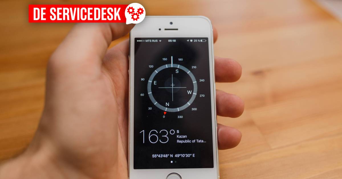Waarvoor gebruik je het kompas in je smartphone en hoe werkt het? “Bij ...