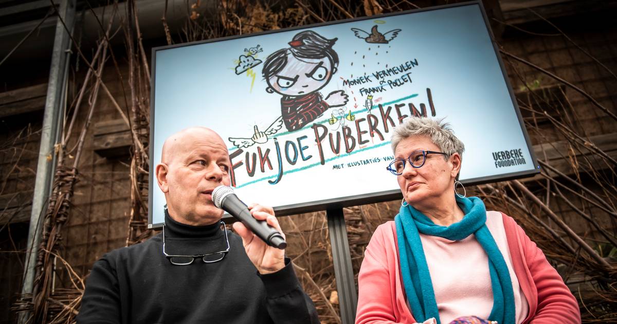 Jeugdauteurs Frank Pollet en Moniek Vermeulen stellen nieuw boek ‘Fukjoepuberken!’ voor: “Taboe ...