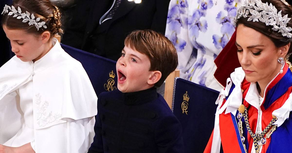 Prins Louis (5) steelt de show met reeks gezichtsuitdrukkingen bij ...