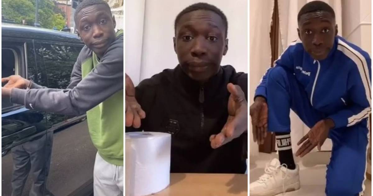 Senegalees kent ongezien succes op TikTok door kurkdroog de draak te ...