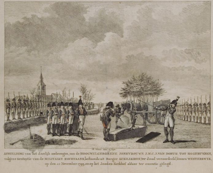 Brief freule Van Dorth voor haar executie na dik 200 jaar 'archiefhit ...