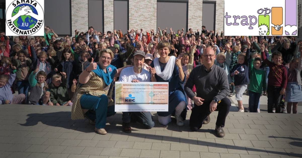 Retiese School TrapOp zamelt met sponsortocht 2.640 euro in voor ...