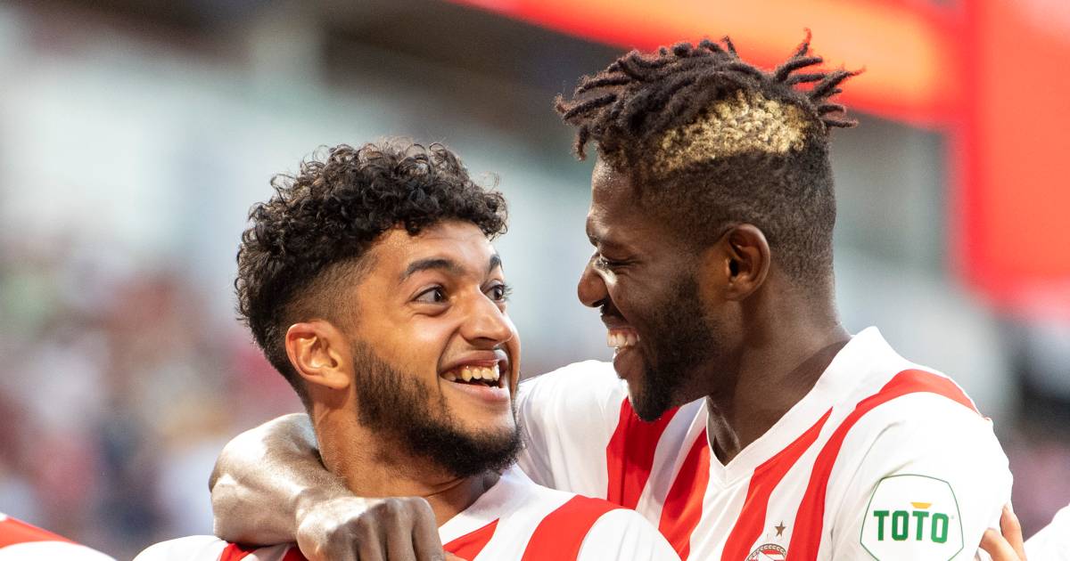 Bij PSV is het nog zoeken naar de afstelling op het middenveld en ...