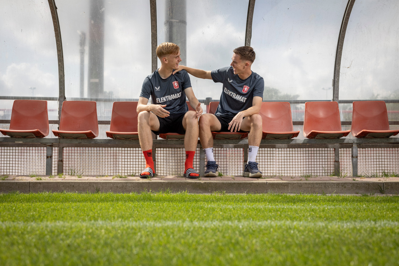 De broertjes Rots hebben de tuin van oma ingeruild voor het eerste van ...