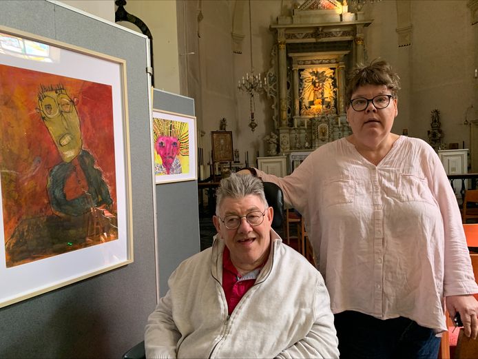 Kunstenaars met beperking geven tentoonstelling in Stoepekapel | Evergem | hln.be