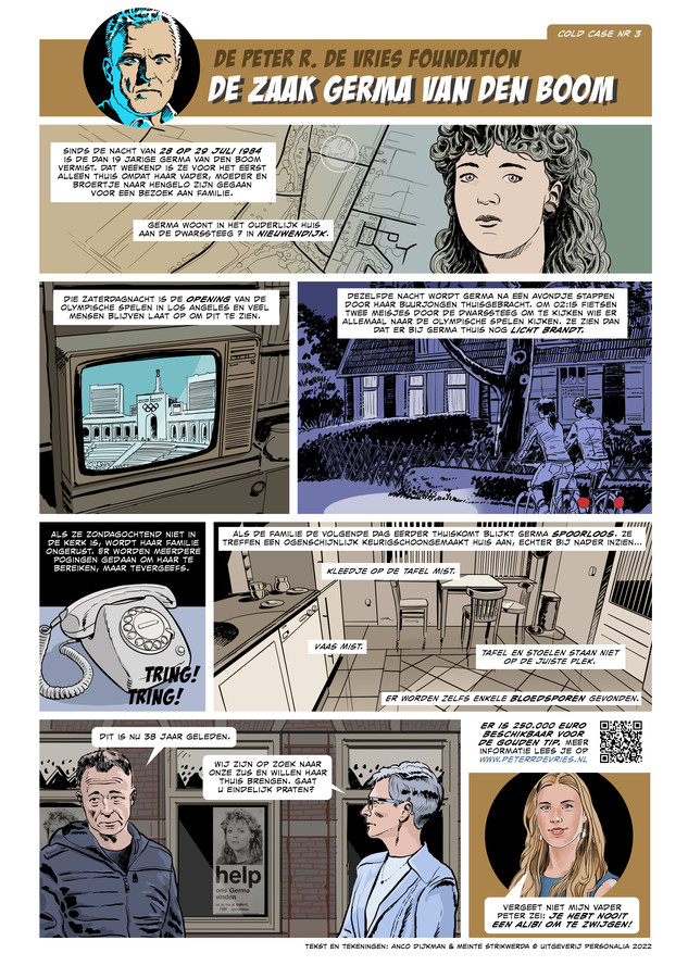 Bijna 250 tips over zaak Germa van den Boom: ‘We hopen dat onze oproep ...