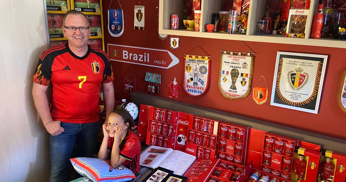 Beringenaar (44) is superverzamelaar van Rode Duivels-spullen: “Bruno ...