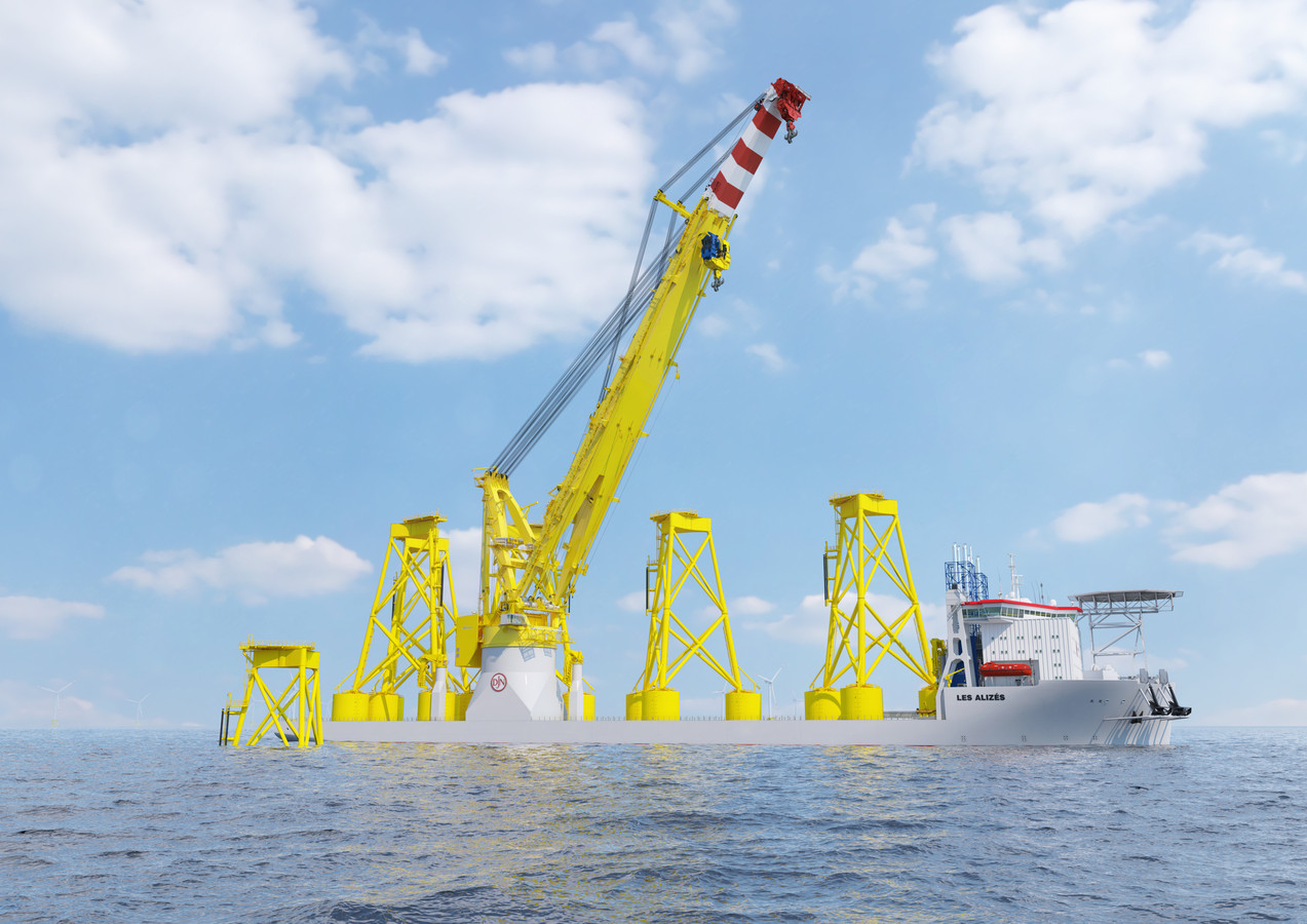 Jan De Nul laat ecologisch schip Les Alizés te water: “Voor XXL ... Jan De Nul laat ecologisch schip Les Alizés te water: “Voor XXL ...