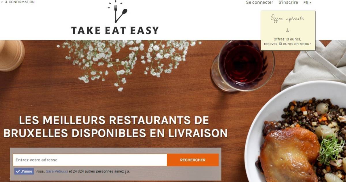 Take Eat Easy: le resto à domicile a la cote! | Manger | 7sur7.be
