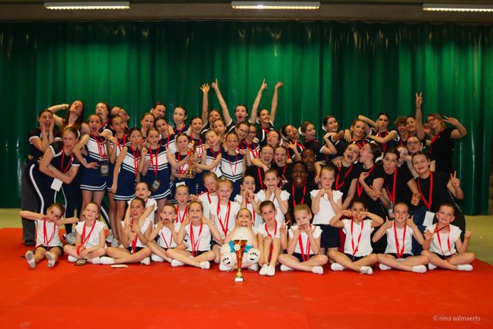 Viermaal goud voor Danshuis Boutersem op BK cheerleaden | Boutersem ...