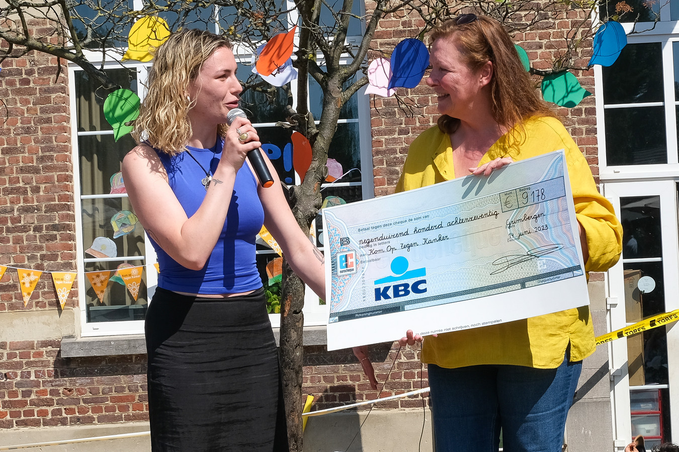 Leerlingen VBS Prinsenhof halen fiks bedrag op voor Kom Op Tegen Kanker ...