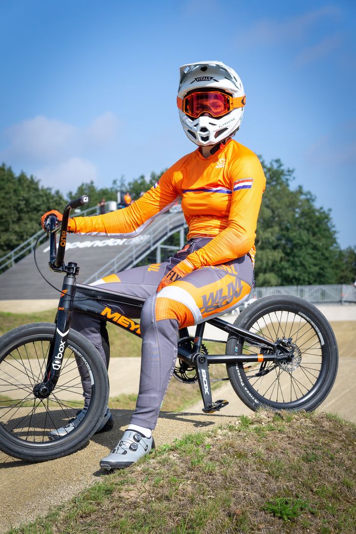 Voor Ruby Huisman telt bij het WK BMX op Papendal maar een beloning en ...