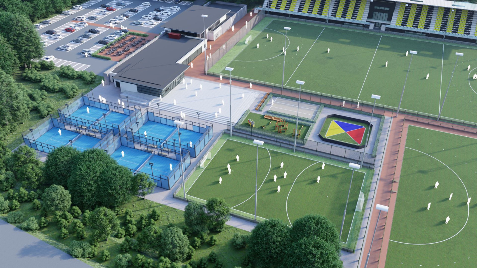 Je kan straks ook padellen bij HC Den Bosch: ‘Maar we zijn en blijven ...