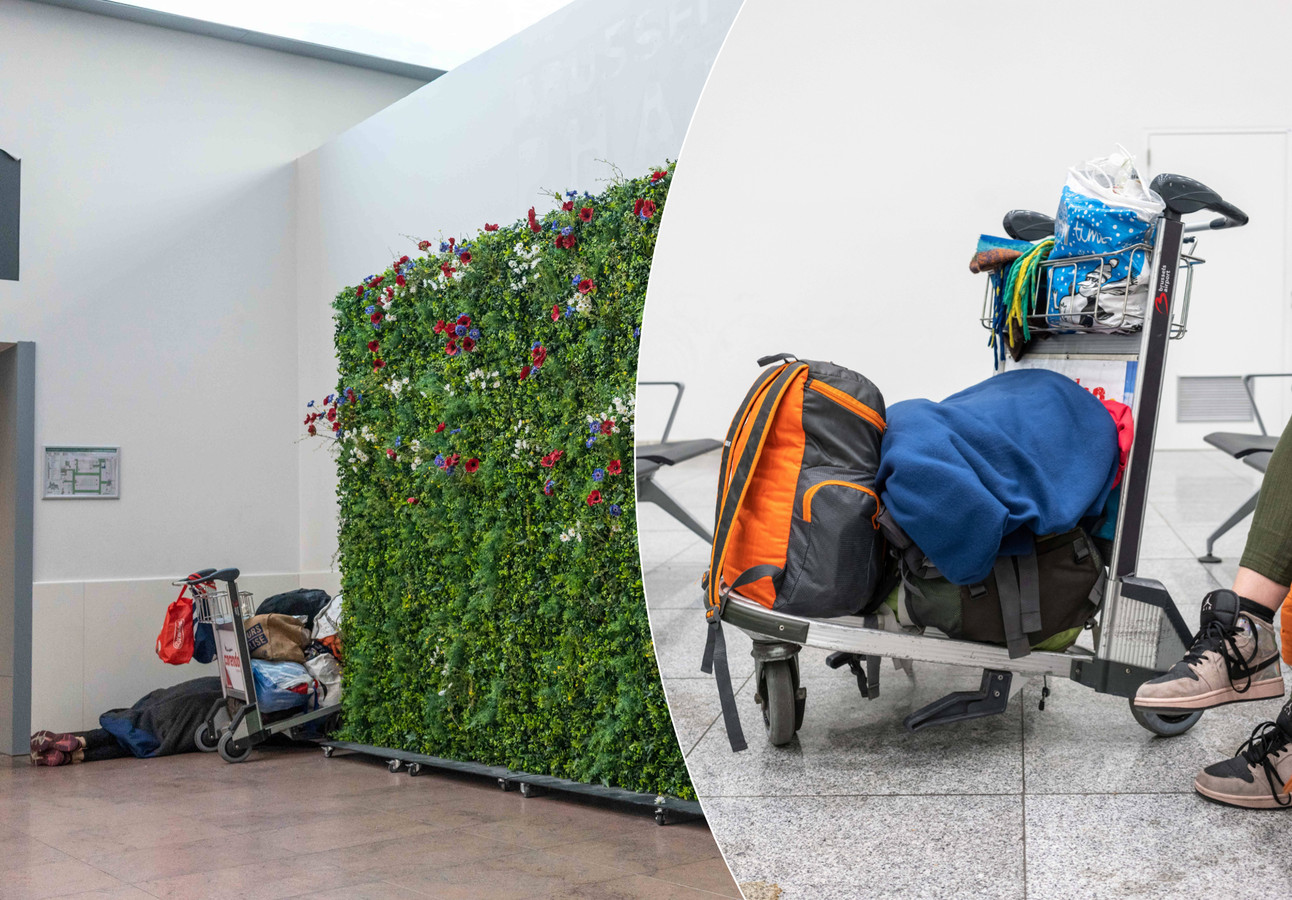 REPORTAGE. Tussen de 75 daklozen op de luchthaven van Zaventem: “Ik ...