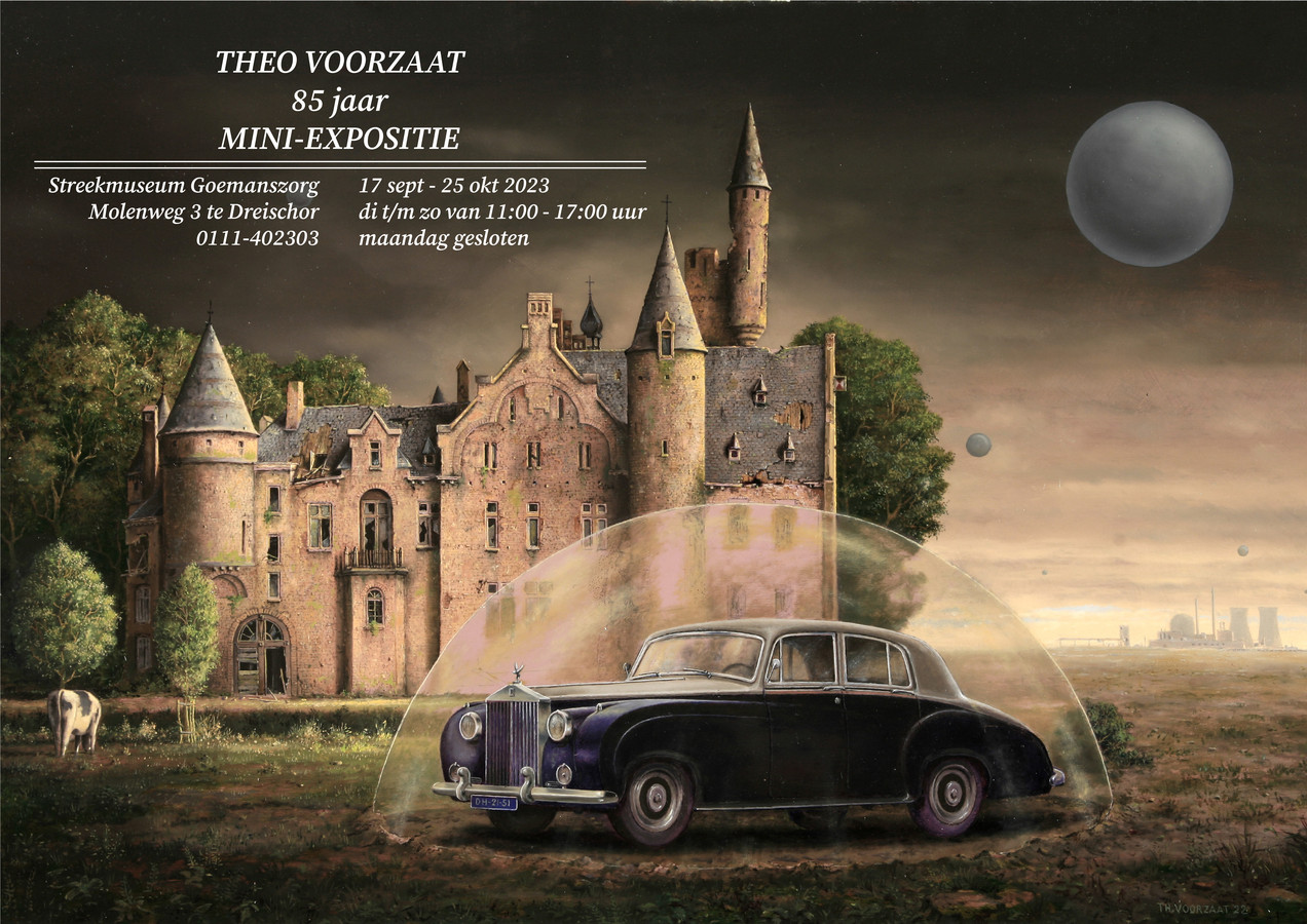 Wow, dacht schilder Theo Voorzaat (85) toen mensen hem gingen ontdekken: ‘Er staat gewoon een ...