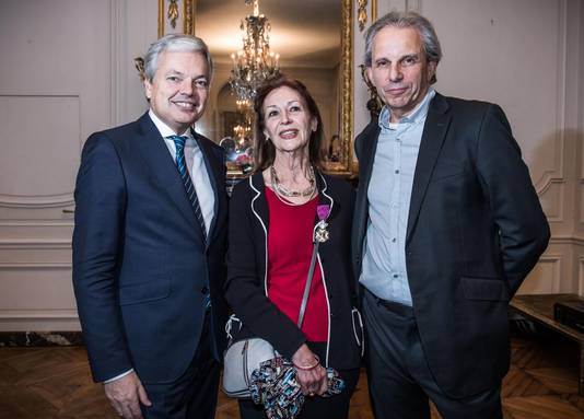 Fanny Rodwell, veuve de Hergé, décorée de l'Ordre de Léopold | Belgique ...