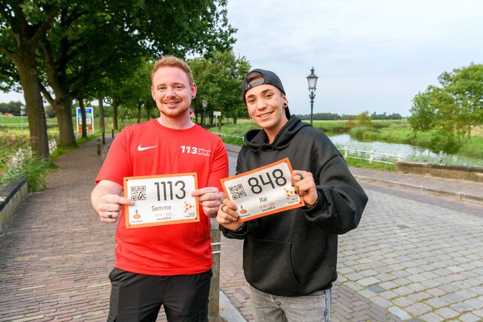 Semme en Kai lopen voor 113 Zelfmoordpreventie: ‘113 was mijn reddende ...