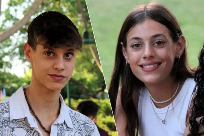 Israëlische gijzelaars Noam (17) en Alma (13) kregen tijdens vrijlating te horen dat moeder werd ...