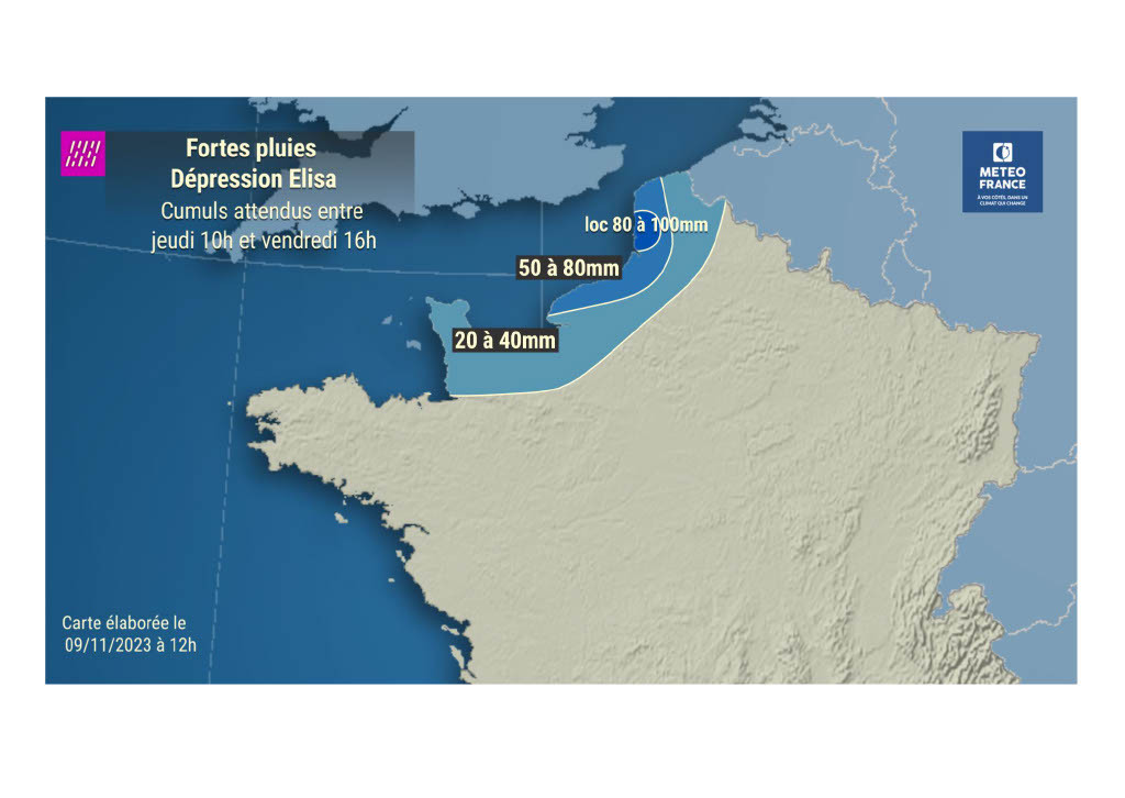 Code rood in Frankrijk door depressie ‘Elisa’: hoe uitzonderlijk is ...