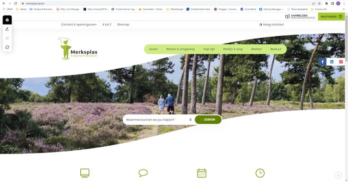 Website van gemeente en Toerisme Merksplas in een nieuw en vooral ...