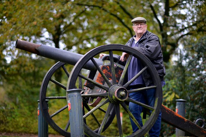 Opgeblazen kanon gerestaureerd en terug in park Haaksbergen: ‘Ik had er ...