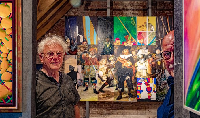 Bergeijkse kunstenaars maken hun eigen Nachtwacht: ‘Nog nooit zo precies naar dit schilderij ...