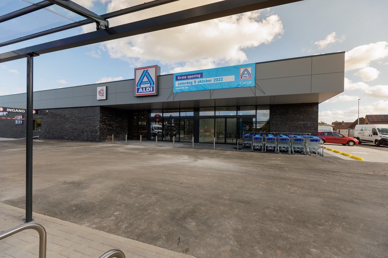 Nieuwe Aldi opent zaterdag de deuren: “Dubbele winkeloppervlakte en ondergrondse parking” | Foto ...